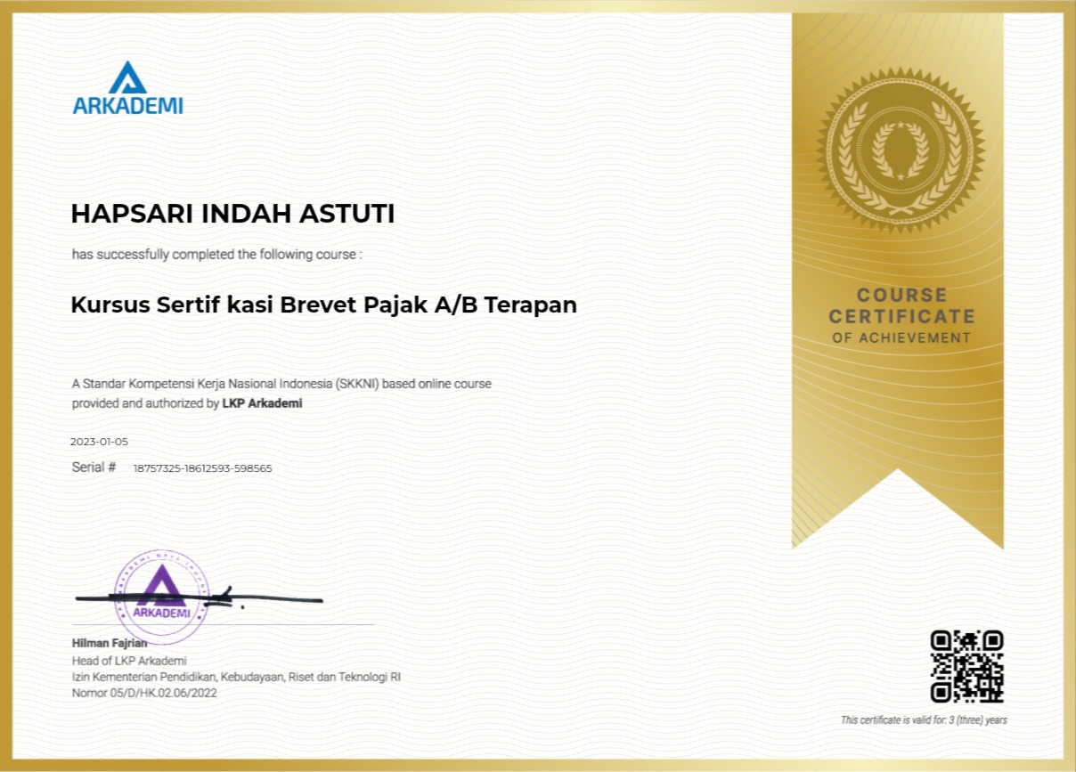 Hapsari Indah Astuti - Finance and Accounting | LinkedIn