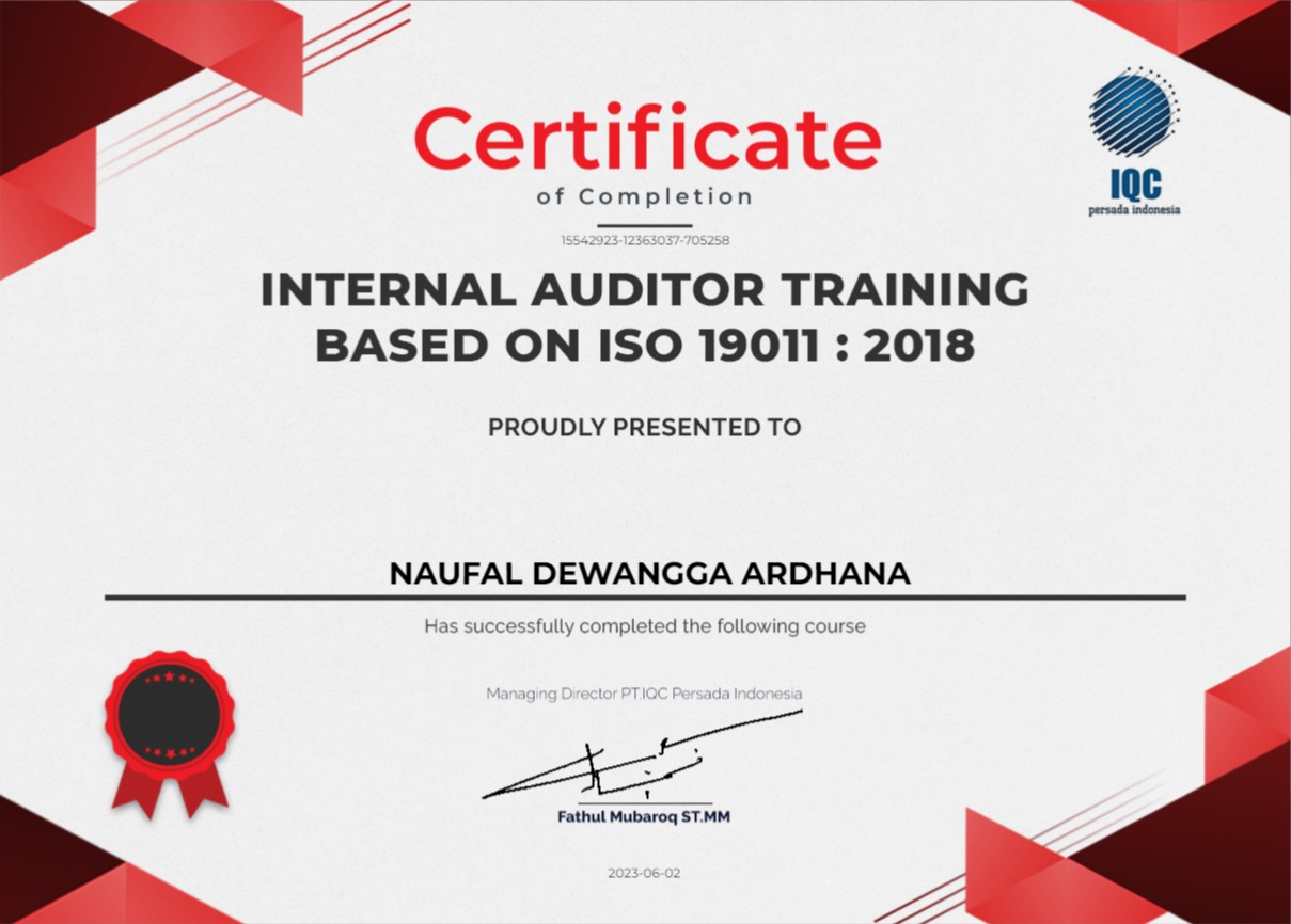 Naufal Dewangga - Laboratory Staff at ADR Group of Companies | LinkedIn